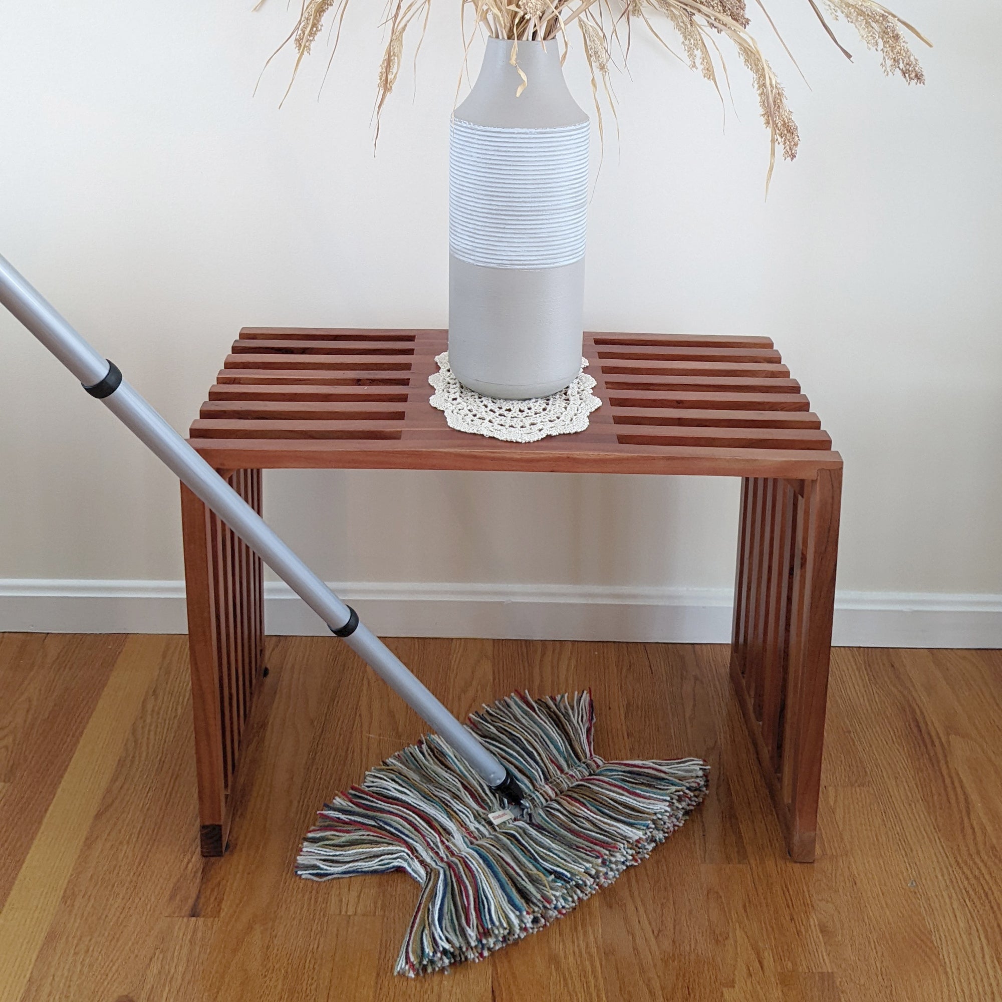 Big Wooly All Natural Wool Dust Mop with Hand Duster – Sladust