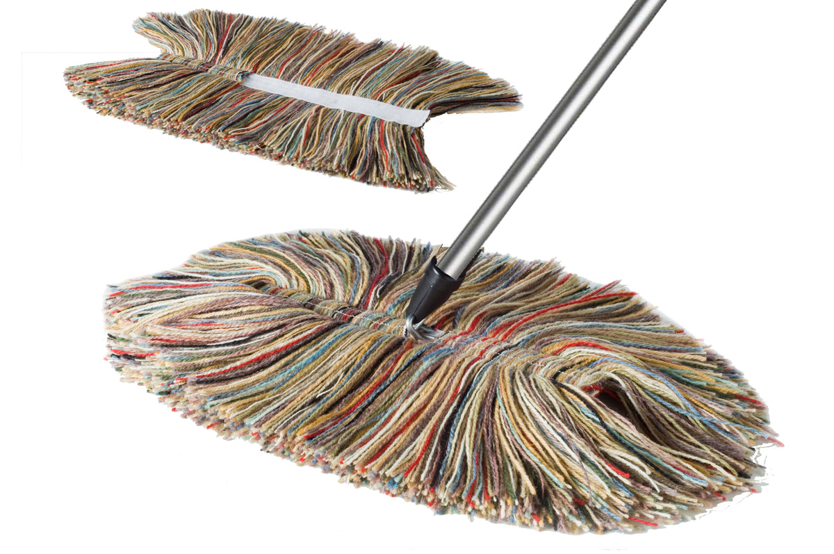 Big Wooly All Wool Dust Mop with Replacement Head – Sladust